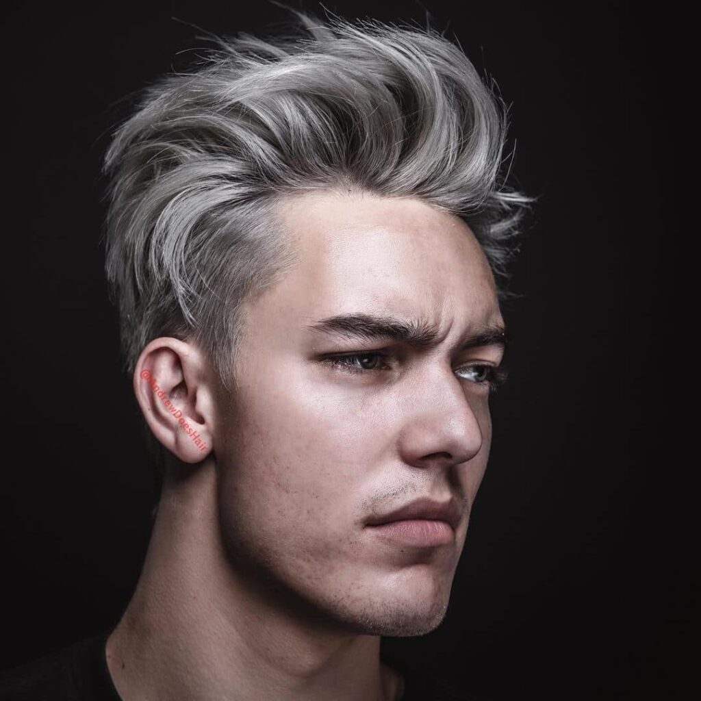 12 cortes de pelo Pompadour Degradado
